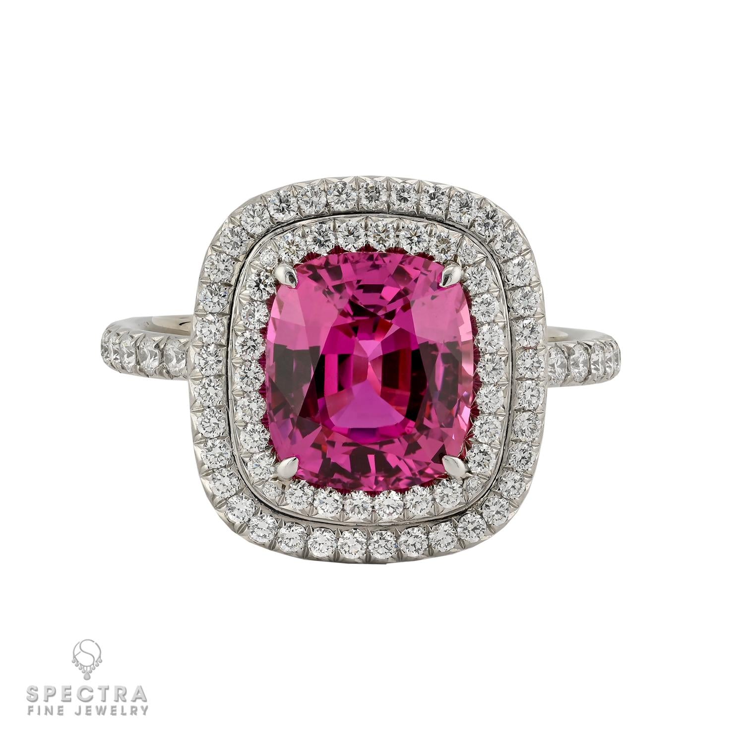 Tiffany & Co. Soleste 4.42 ct. Pink Sapphire & Diamond Ring – Spectra ...